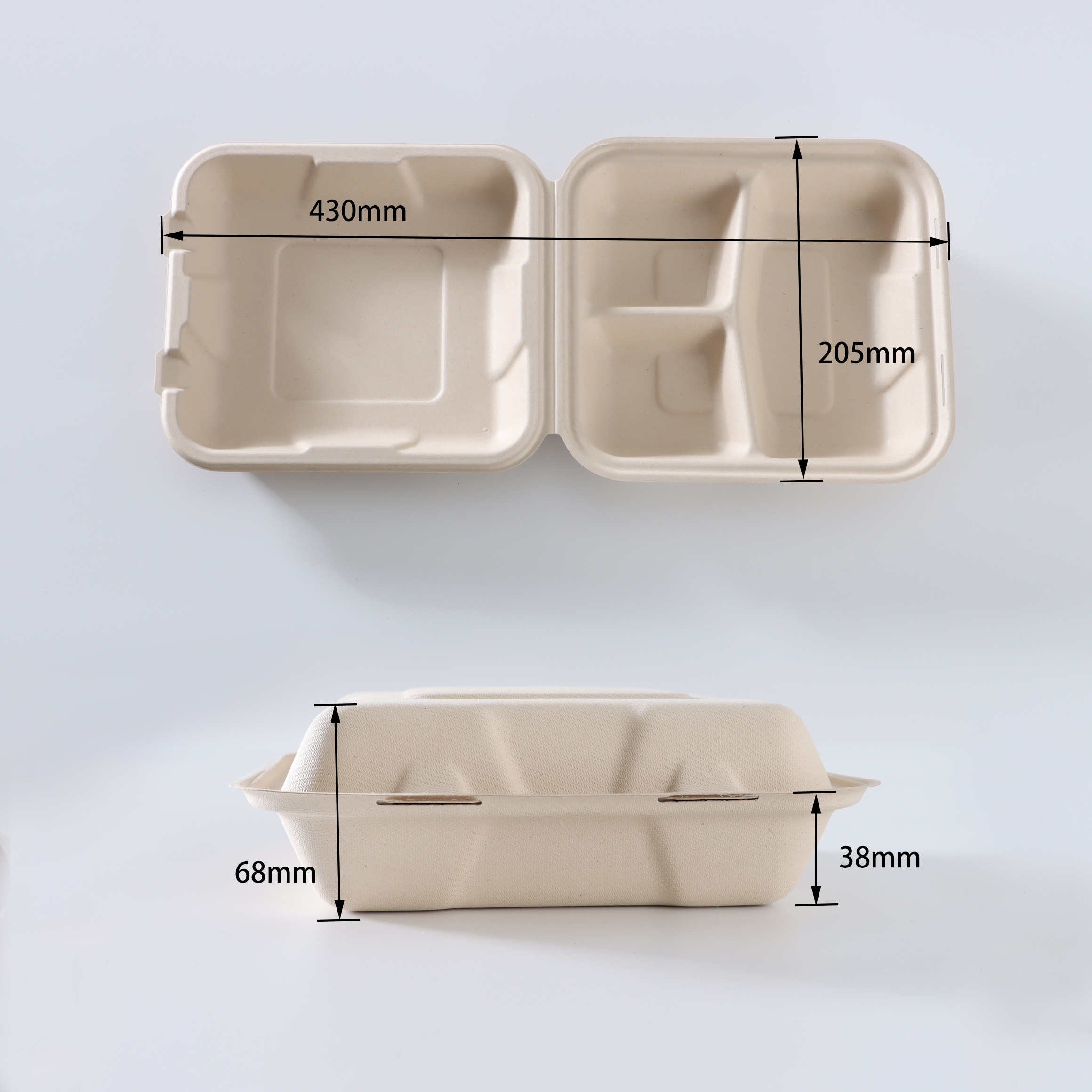 Triple grid lunch box （8x8) – Smoothviewltd